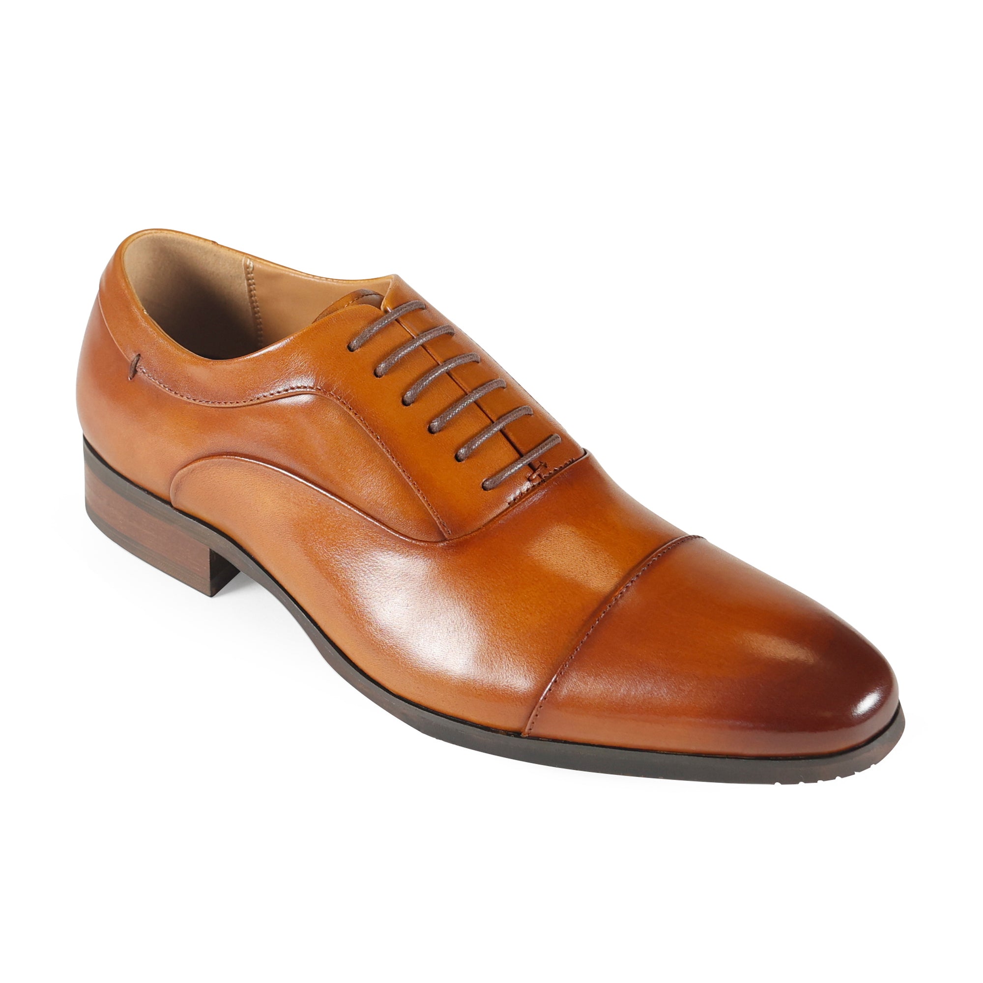 Men’s Workwear Formal Leather Oxford Shoes – Tan | Azor – Azor Shoes